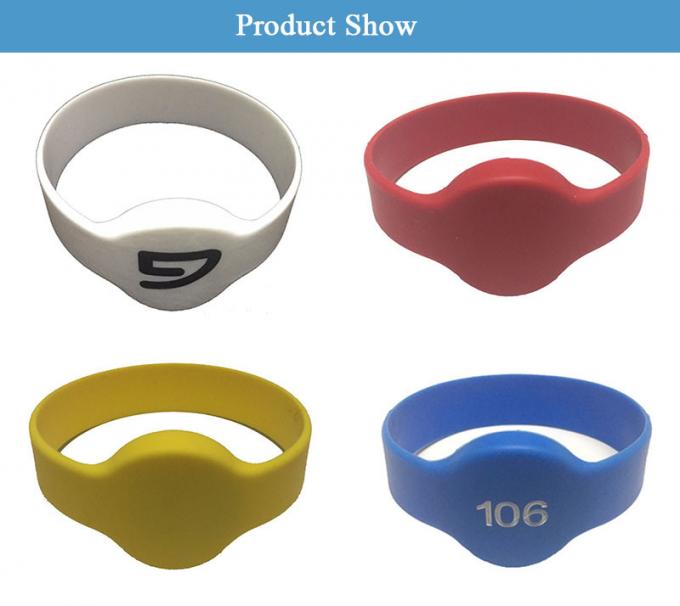 Reusable Waterproof Programmable 13.56MHz NFC RFID Silicone Wristband Price