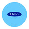                  Social Media Info Share Phone Tag NFC Phone Sticker Ntag213 Ntag215 Ntag216 Chip Epoxy Waterproof Anti Metal Tag             